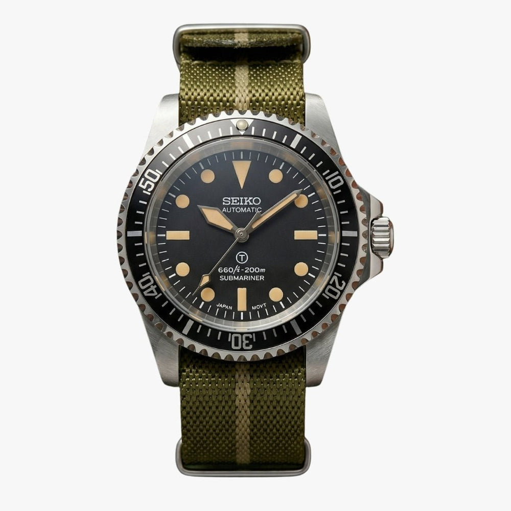 CUSTOM SEIKOSUB MILSUB MOD HERITAGE NATO EDITION