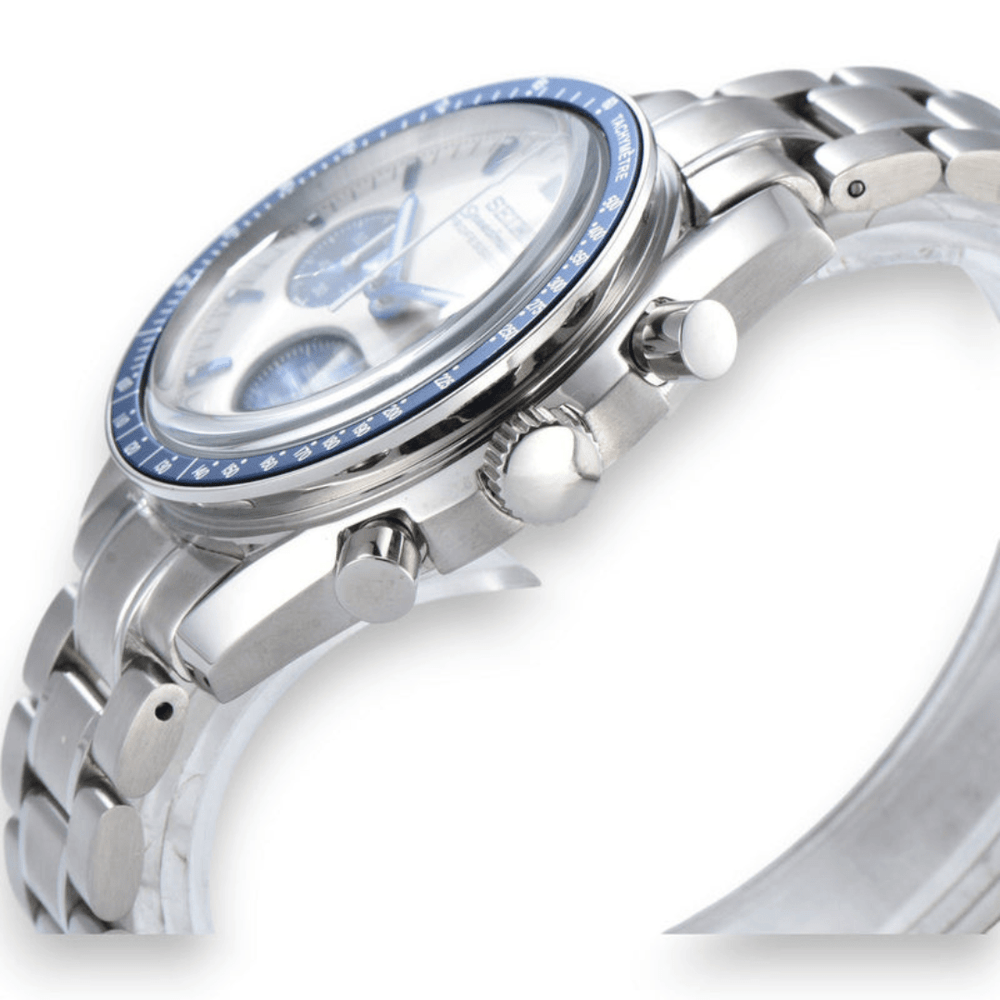 CUSTOM SPEEDSEIKO CHRONOGRAPH MOD ELECTRIC BLUE EDITION